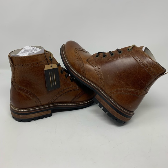 Crevo | Shoes | New Crevo Tristen Chestnut Leather Wingtip Boot | Poshmark